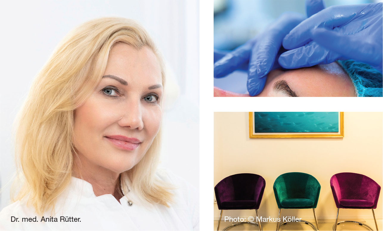 Dr. med. Anita Rütter: Dermatological health with cosmetic demands