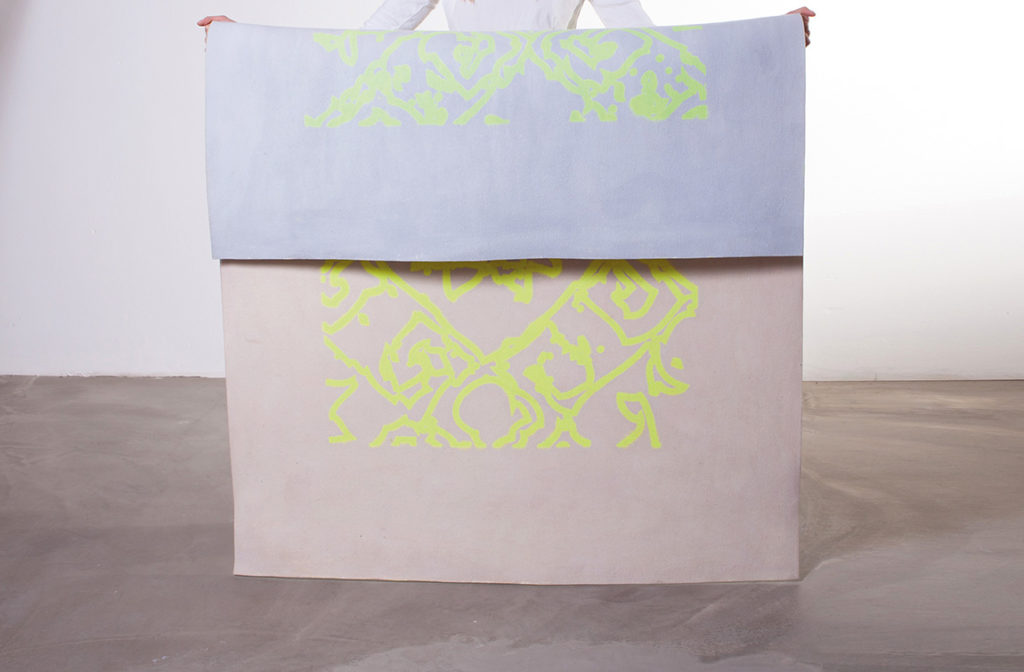 Studio Samira Nami: Teppiche der Filzquadrat-Kollektion – Unikate für ...