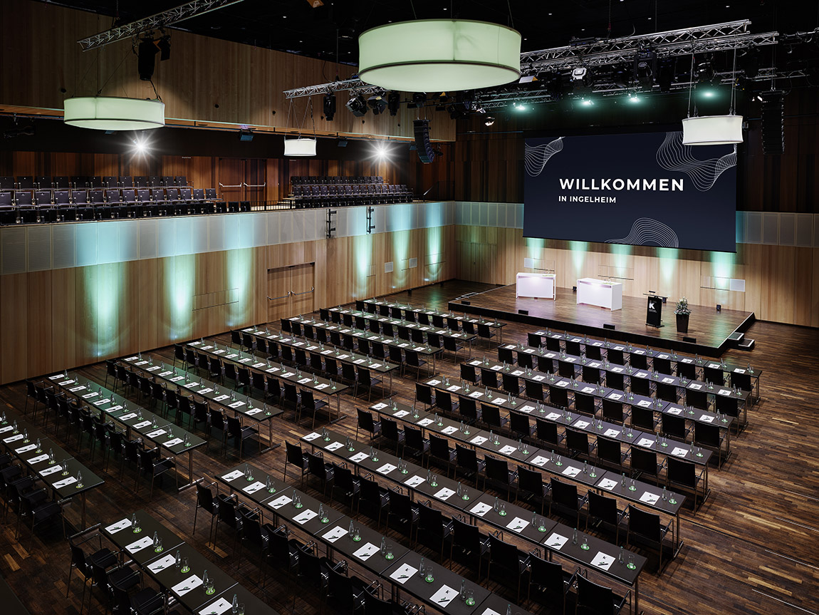 Impressively versatile: kING Cultural and Congress Hall